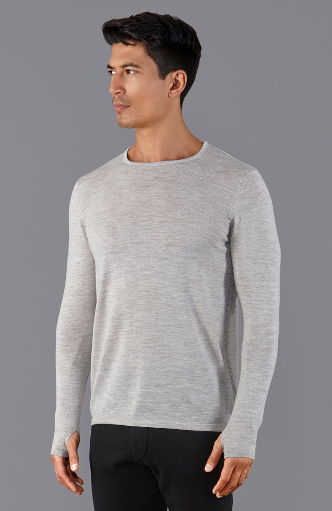 Mens Heavyweight Merino Activewear Training Top – Paul James Knitwear